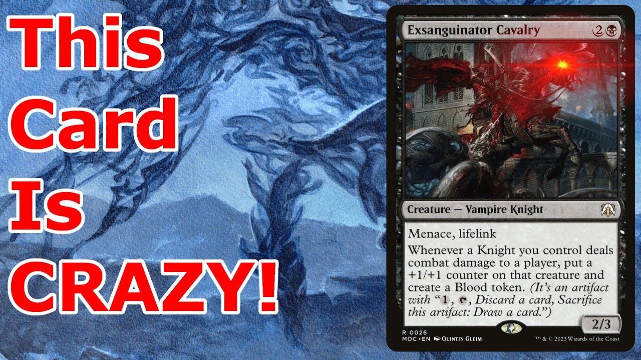 HOT TECH FROM ETERNAL WEEKEND! Mono Black Aggro- Exsanguinator Cavalry ...