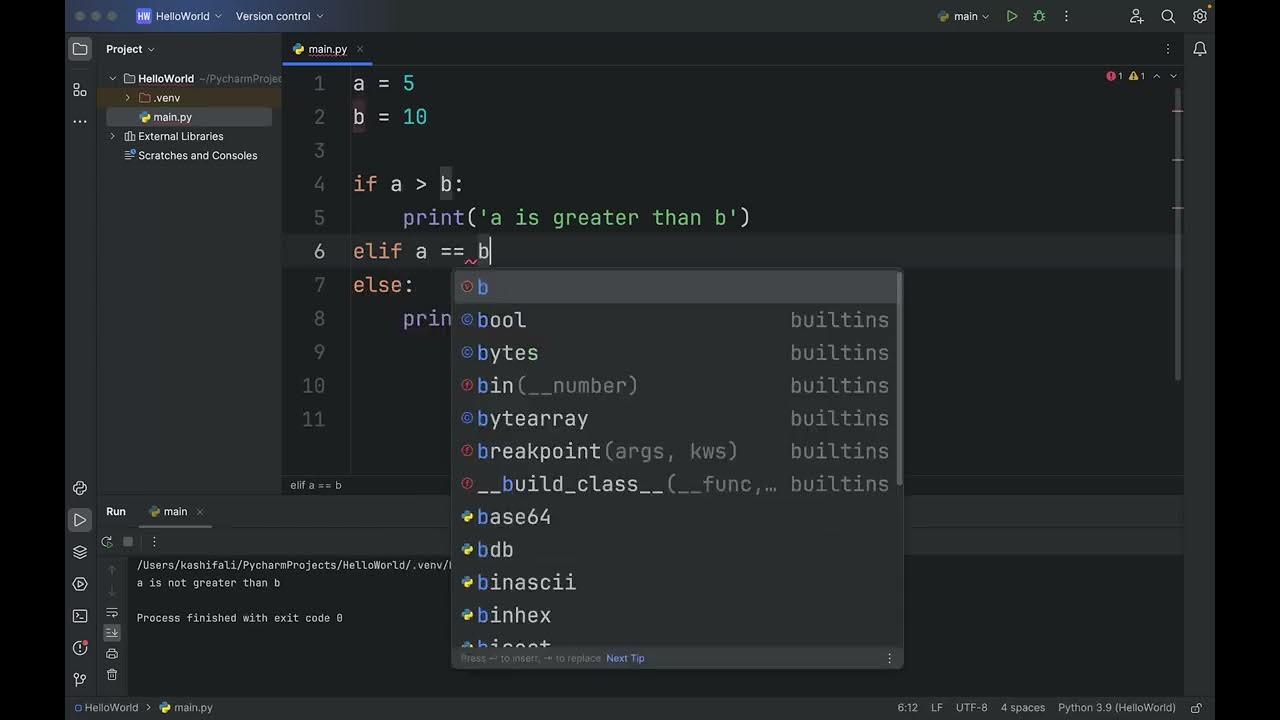 if elif else explained with Coding Examples - Python Tutorial 3 - YouTube
