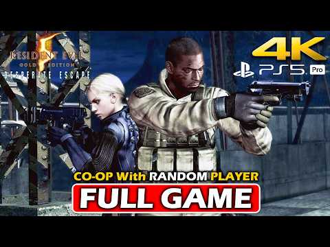RESIDENT EVIL 5 Desperate Escape (PS5 PRO) CO-OP Gameplay Walkthrough FULL GAME (4K 60FPS)