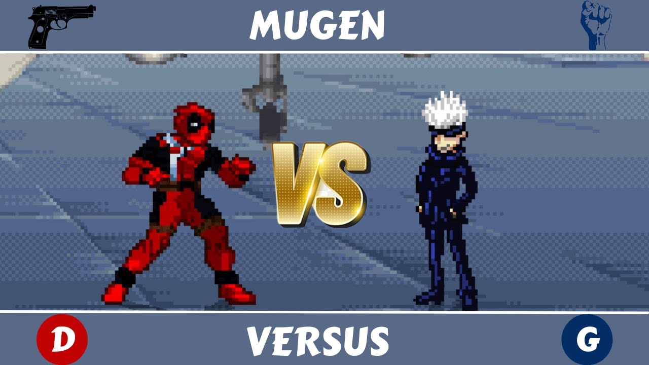 Deadpool VS Gojo - JUS MUGEN - YouTube