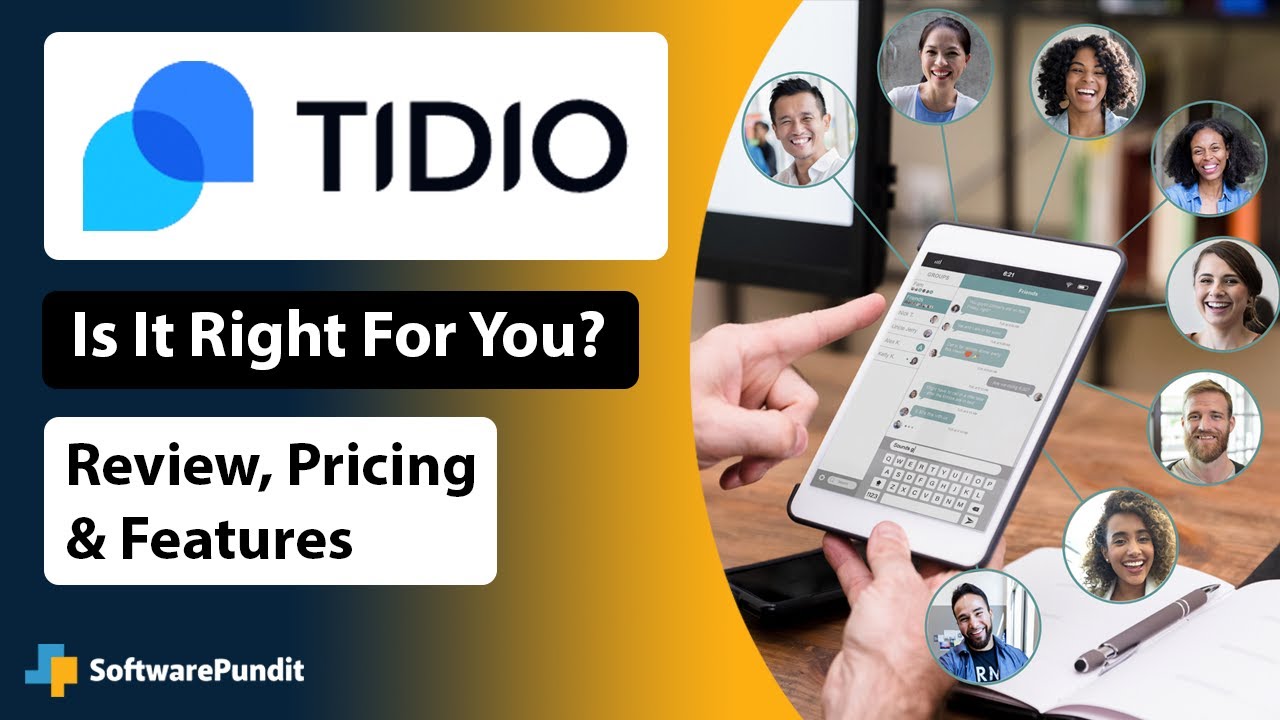 Tidio Review, Pricing & Features - YouTube