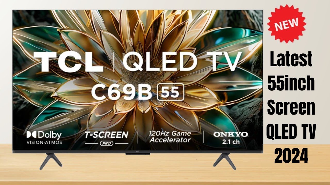 TCL C69B 55 inch QLED Ultra HD (4K) Smart Google TV with Dolby Atmos ...