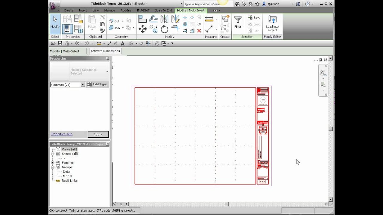 Title Block Part 2 - YouTube