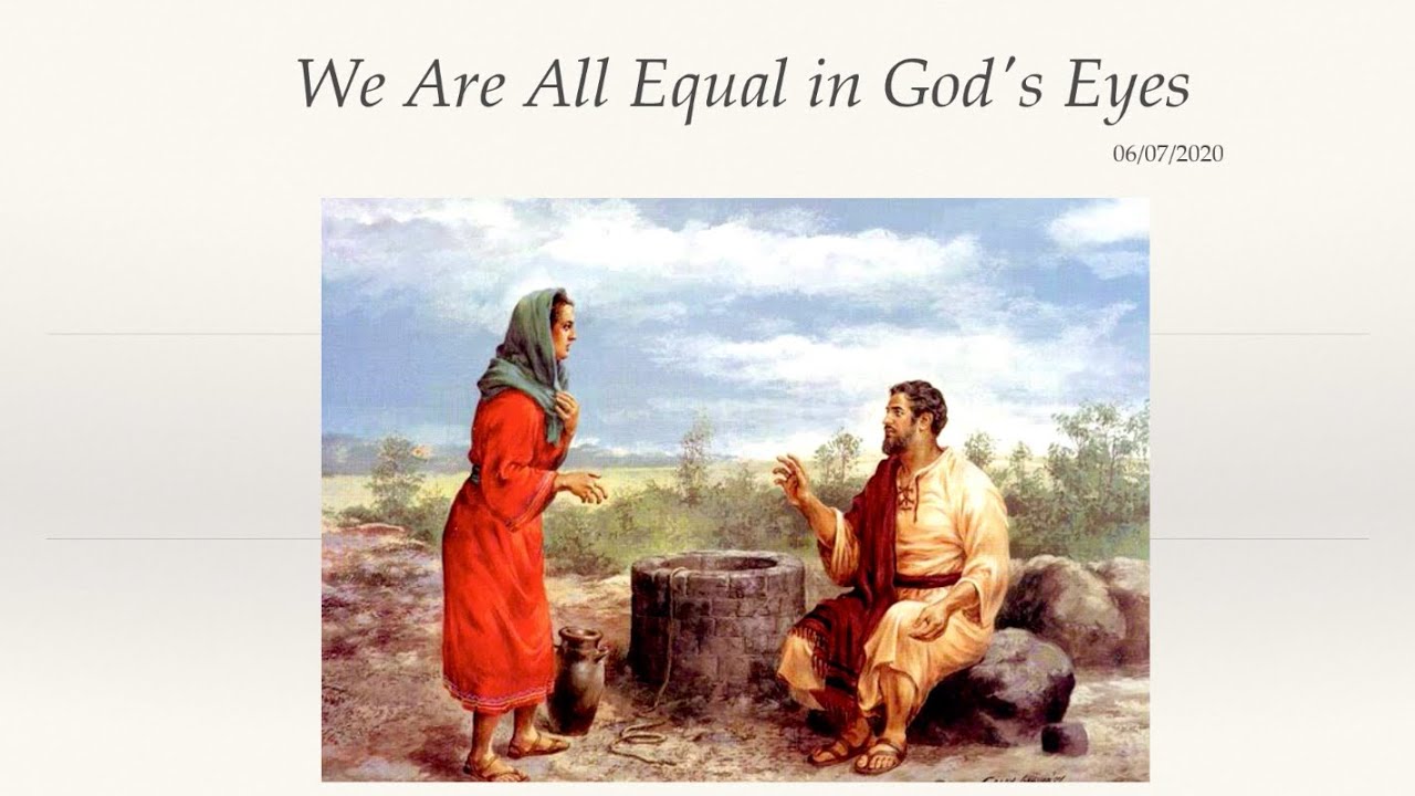 [6월 7일 어린이 영상예배] We Are All Equal in God's Eyes - YouTube