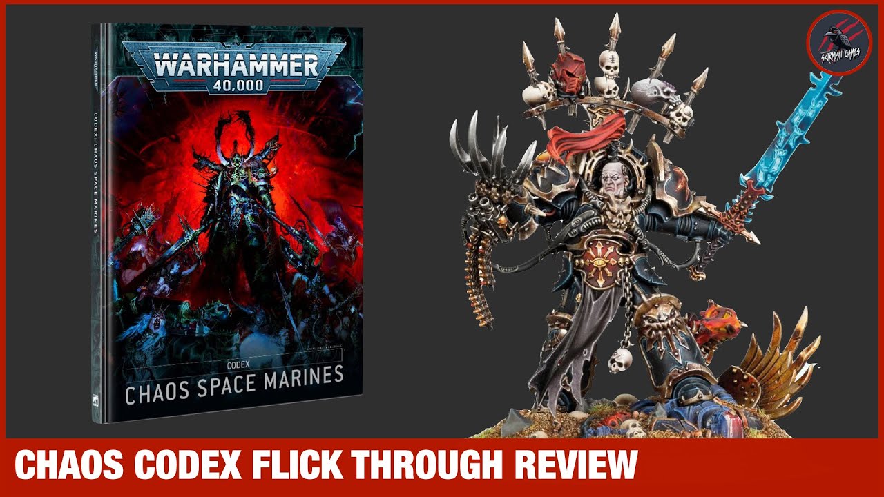 NEW CHAOS SPACE MARINES CODEX BOOK OVERVIEW - What's In The Warhammer ...