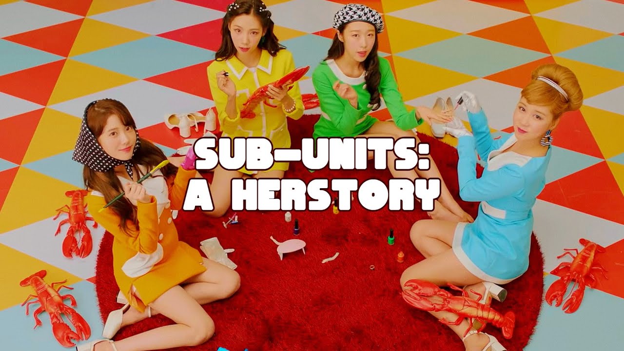 the history of kpop girl group sub-units - YouTube