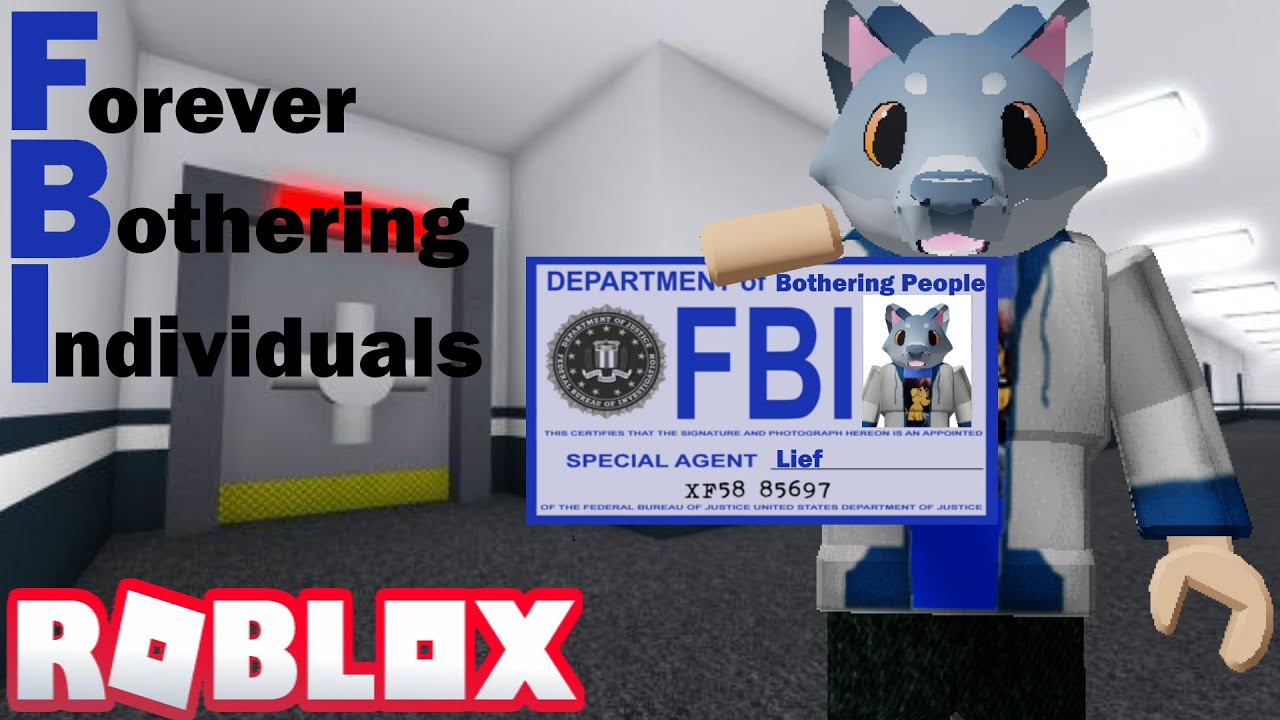 I Became An FBI, Forever Bothering Individuals, Agent!!! (Roblox Flee ...