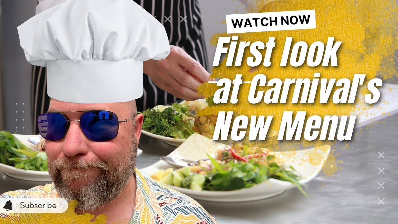 Unveiling Carnival's New Dining Room Menu with Chef Trevor - YouTube
