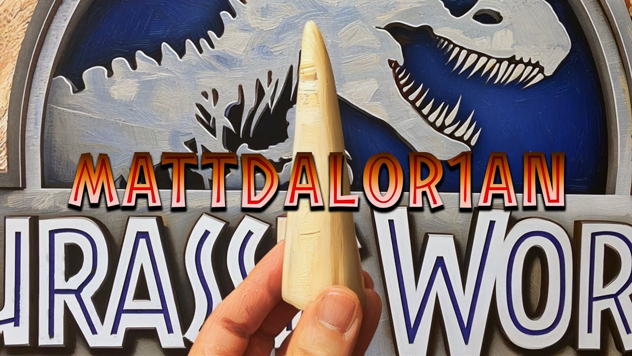 FINALLY! My First Movie Prop - An Indominus Rex Tooth (13+) - YouTube