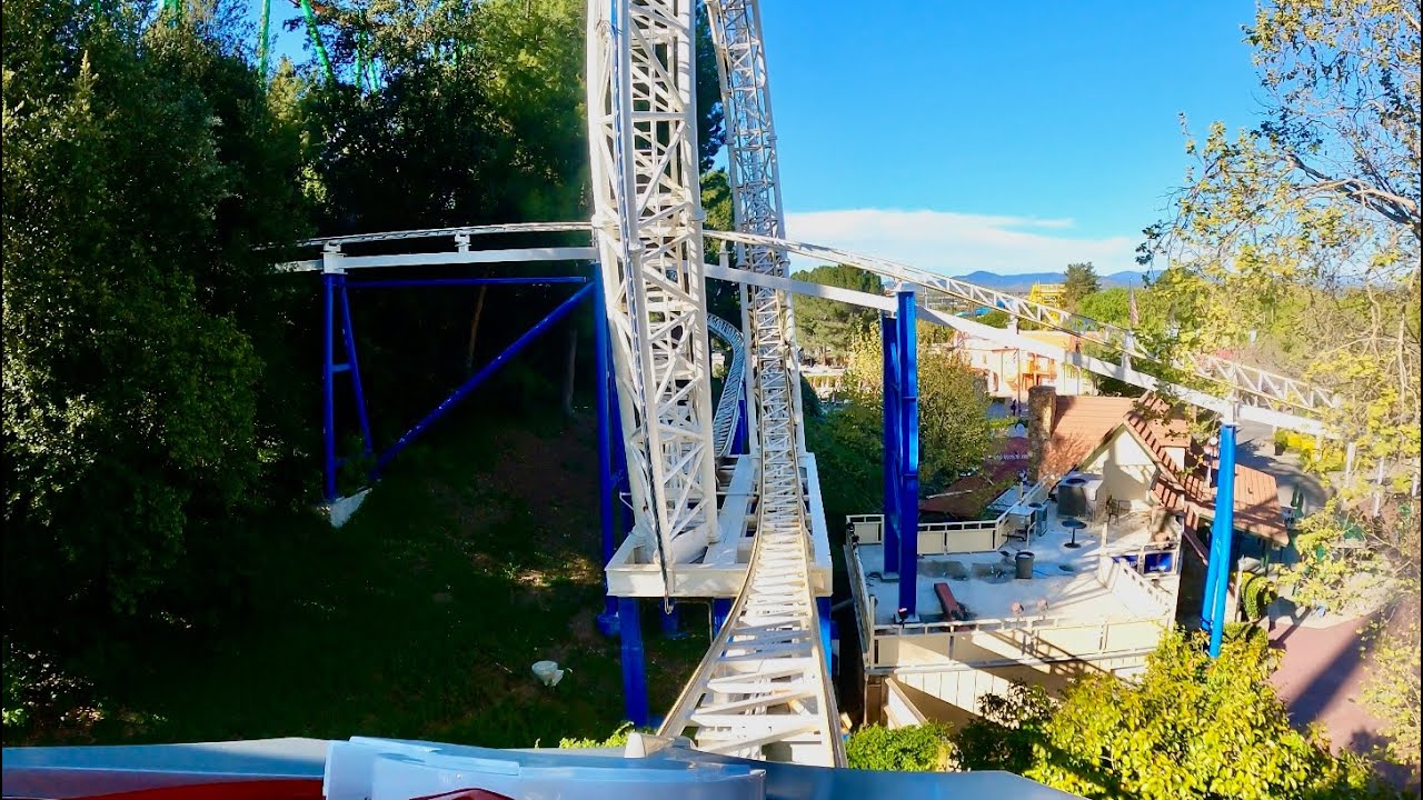 Revolution ORIGINAL Loop Roller Coaster 4K POV! | Six Flags Magic ...