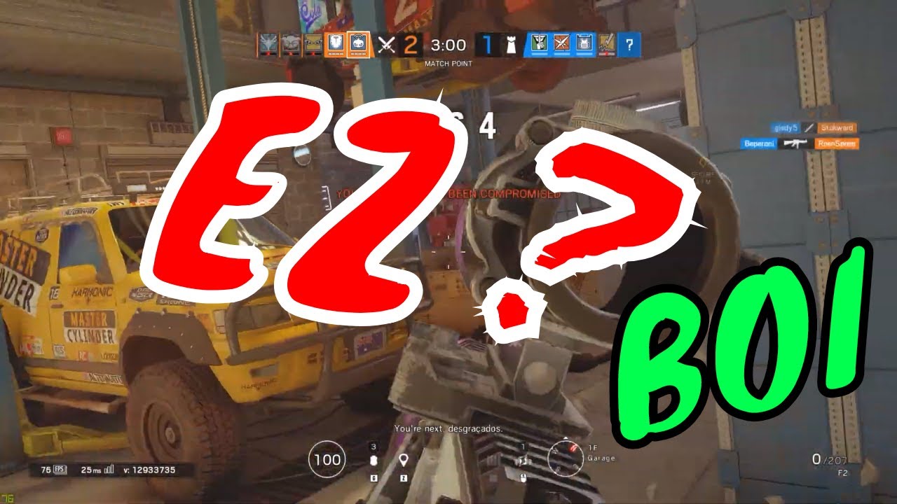 EZ, BOY ? - SIEGE in 2K - YouTube