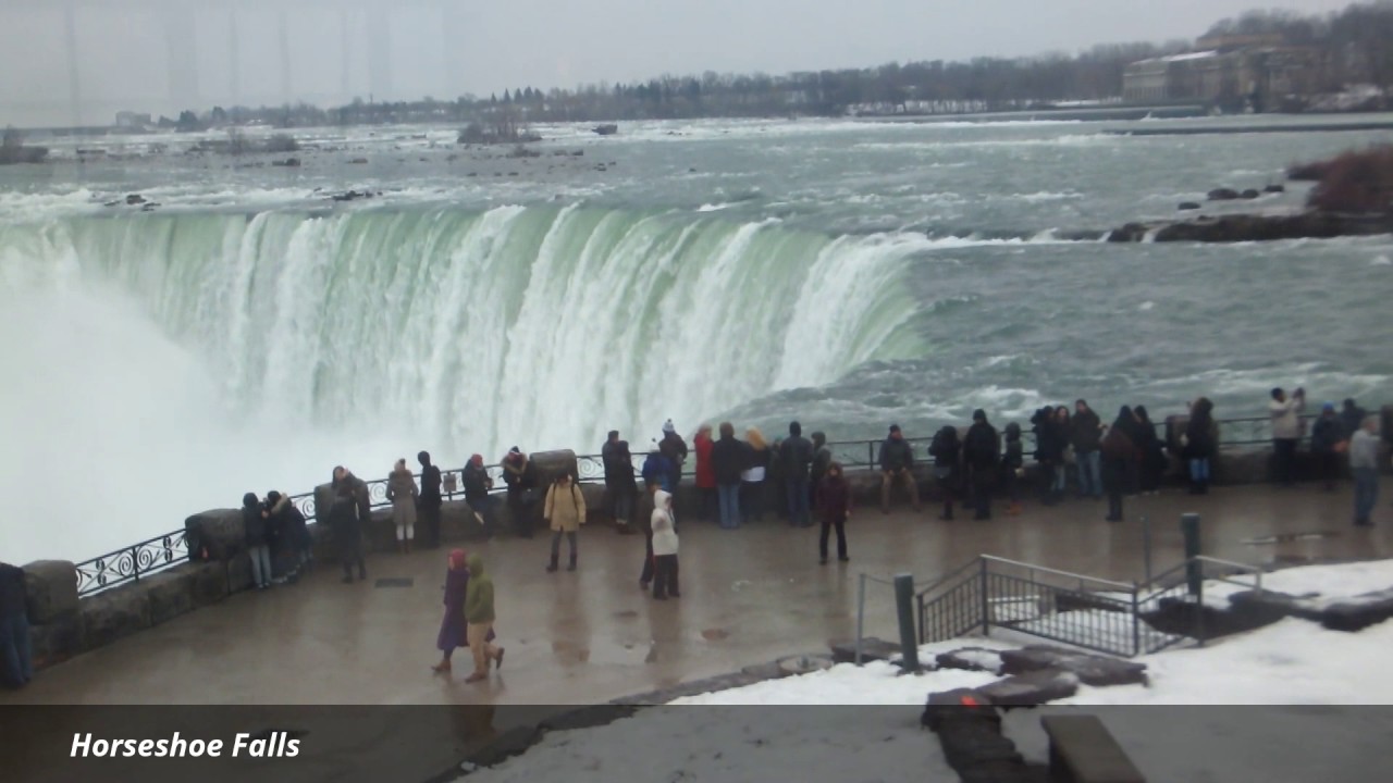 What Niagara Falls looks like on the 24th of December ... afternoon ...