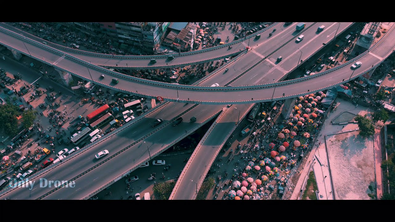 Mayor Hanif Flyover Jatrabari Dhaka Drone Video I Beautiful Bangladesh ...