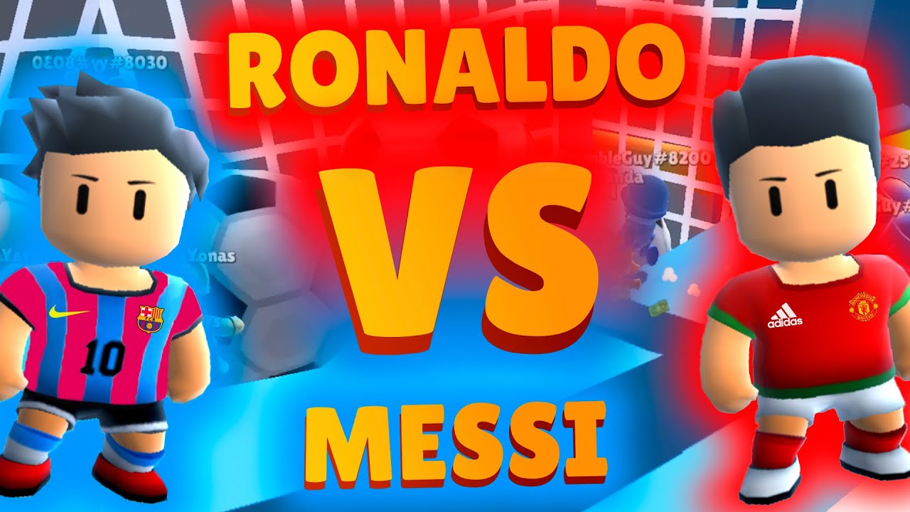RONALDO VS MESSI ON STUMBLE SOCCER IN STUMBLE GUYS EXE! - YouTube