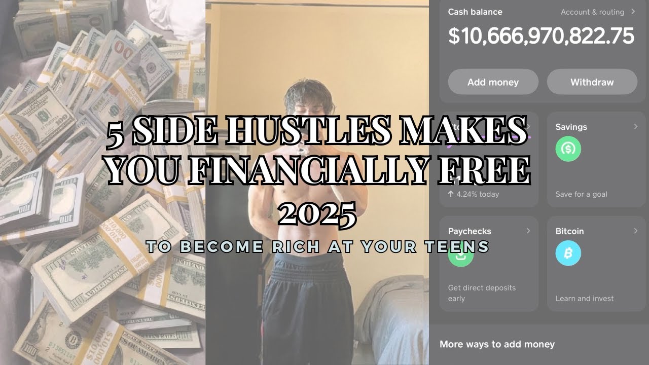 5 Side Hustles to Achieve Financial Freedom (Even for Teens!) 💰🚀 - YouTube