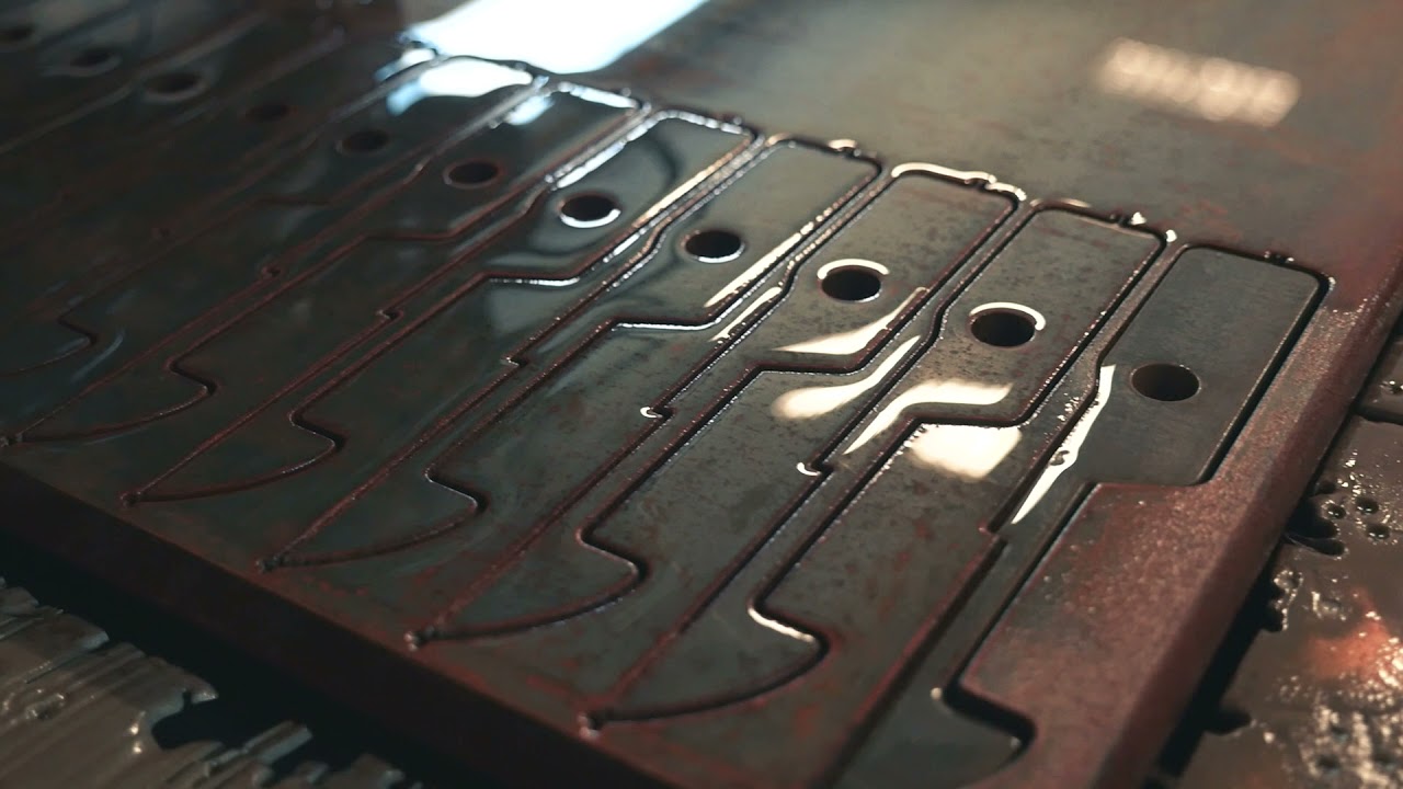 Forlit & Metal - Waterjet cutting - YouTube