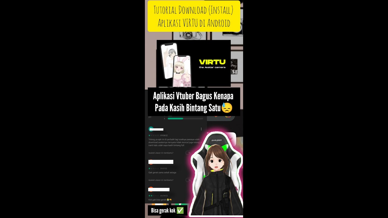 Tutorial Install Aplikasi Vtuber Terbaru di Android ( VIRTU APP) . Gini ...