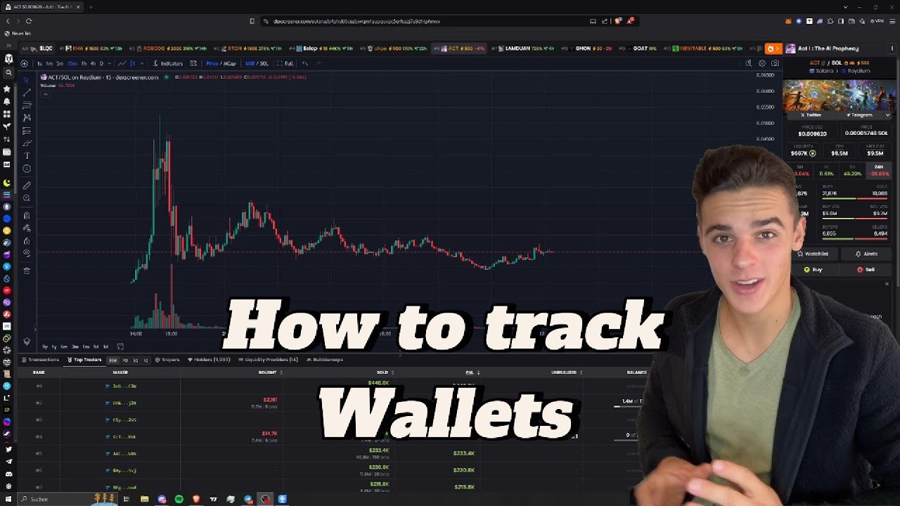 How to find Wallets and track them on TG - YouTube