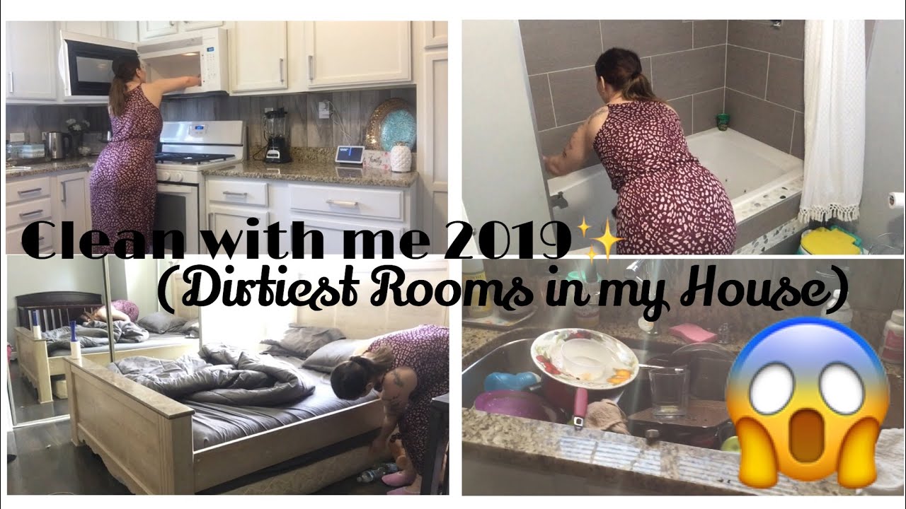 Clean With Me 2019 // Dirtiest Rooms In My House😱 - YouTube