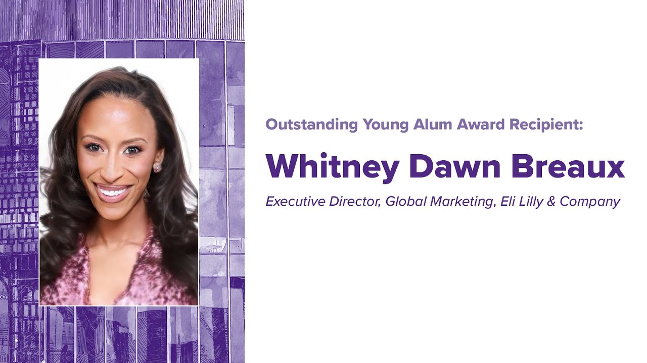 Hal of Distinction Outstanding Young Alum Award 2024: Whitney Dawn Breaux - YouTube
