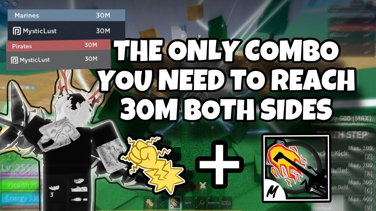 The Secret Combo for 30m Bounty in Blox Fruits! - YouTube