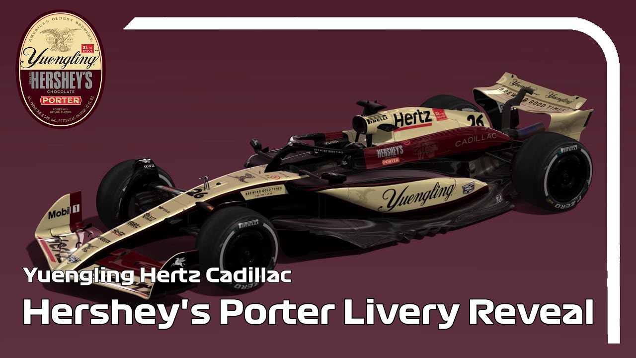 Yuengling Hertz Cadillac Concept Livery Reveal - Hershey's Porter ...