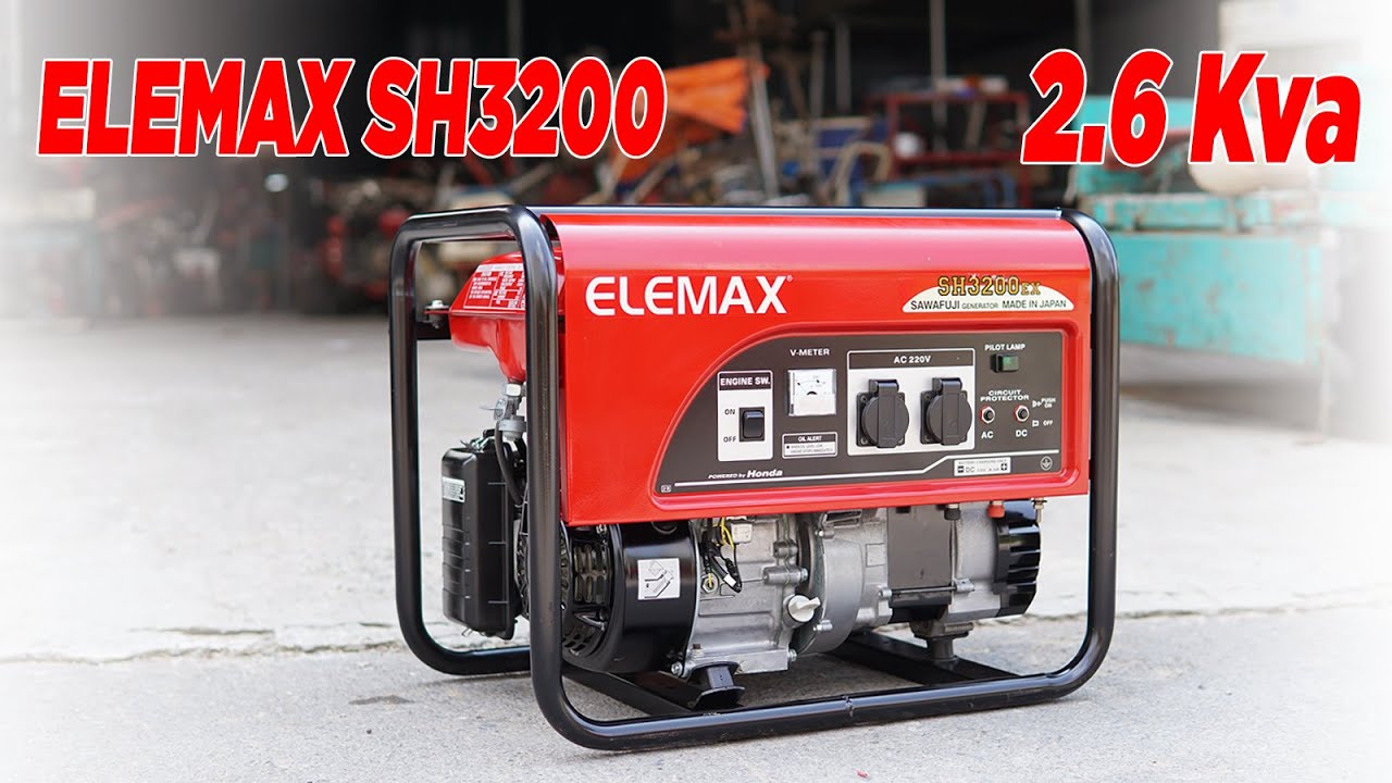 Máy Phát Điện Elemax SH3200 Ex Công Suất 2.6Kva | Mới 99.99% Cực Chất ...