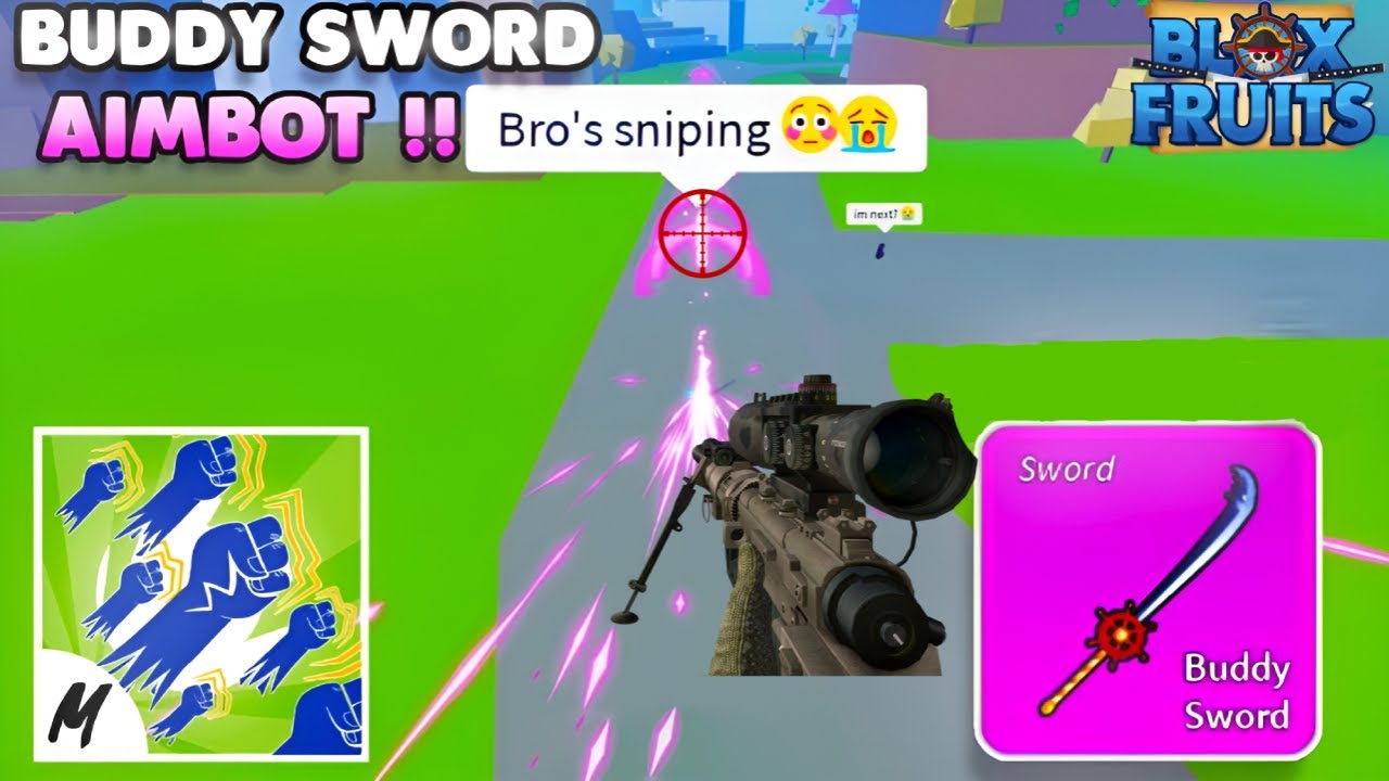 This UNESCAPABLE Buddy Sword combo "Sniper" is The BEST !! 👌🏻🔥 | BLOX ...