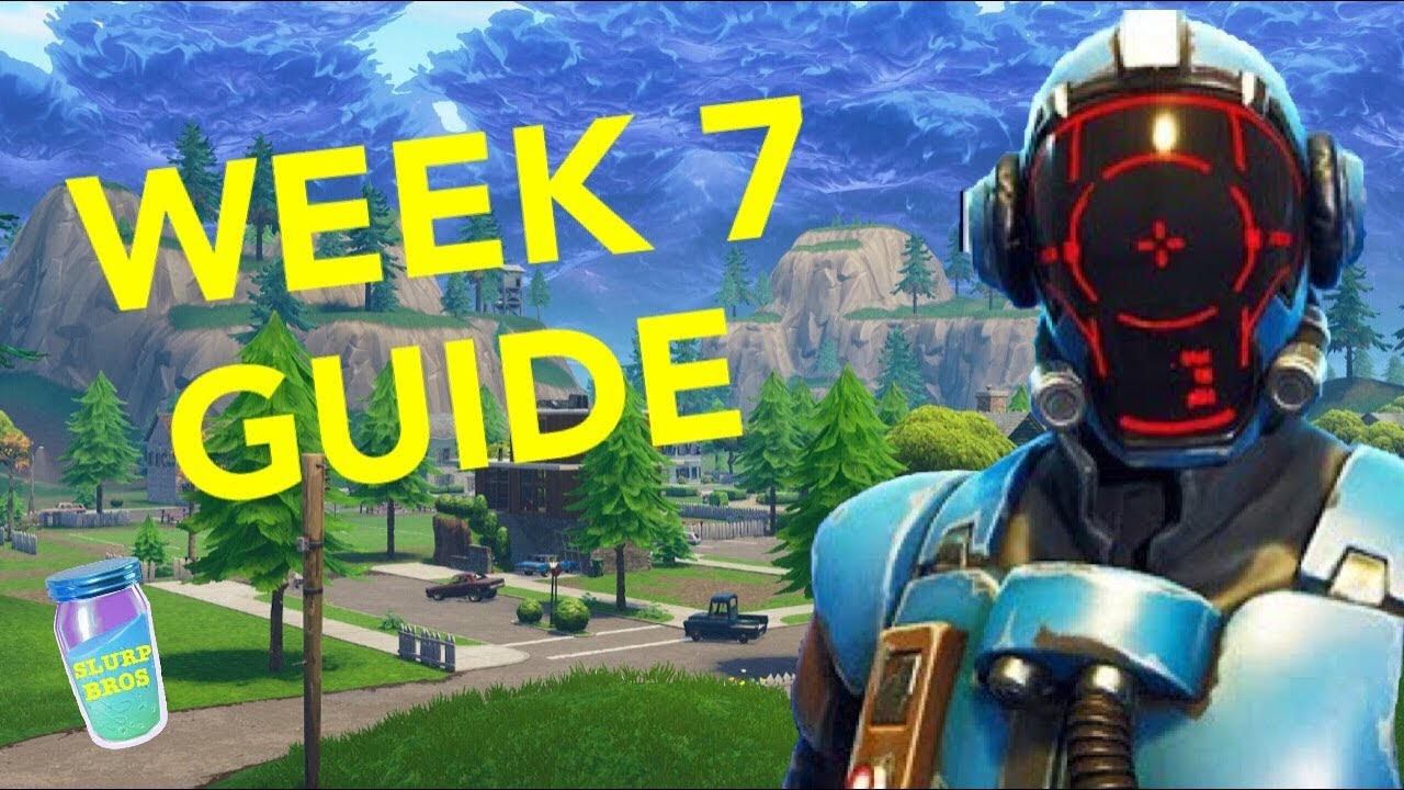 COMPLETE WEEK 7 GUIDE | FORTNITE CHALLENGES | GET THE VISITOR SKIN NOW ...