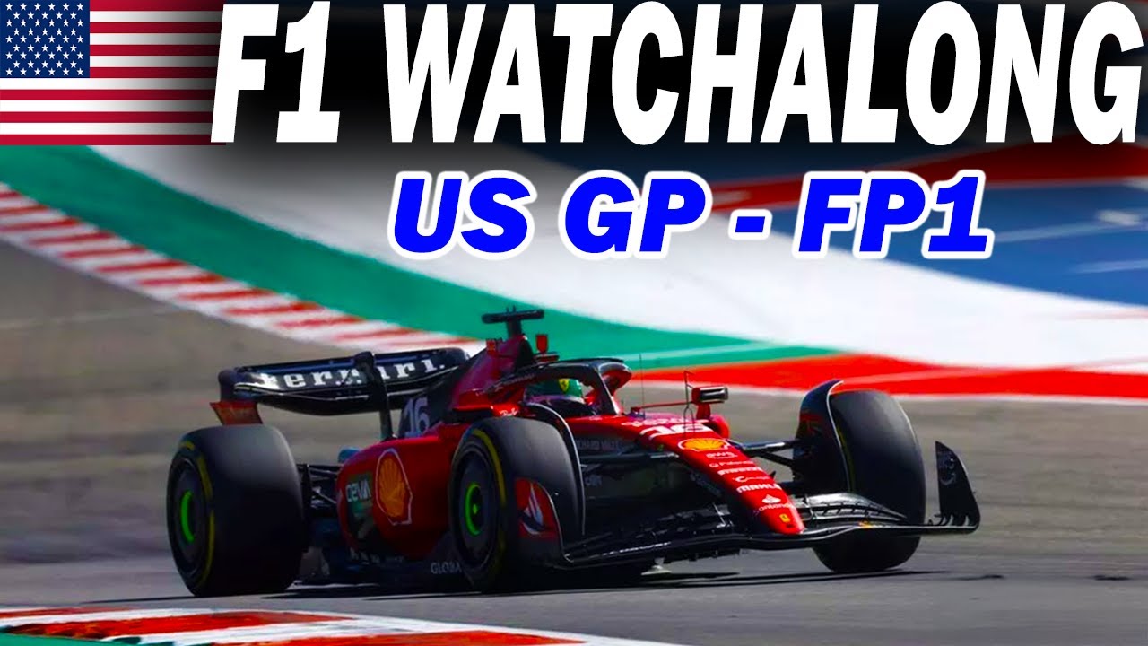 🔴 F1 Watchalong - US GP - FP1 - with Commentary & Timings - YouTube