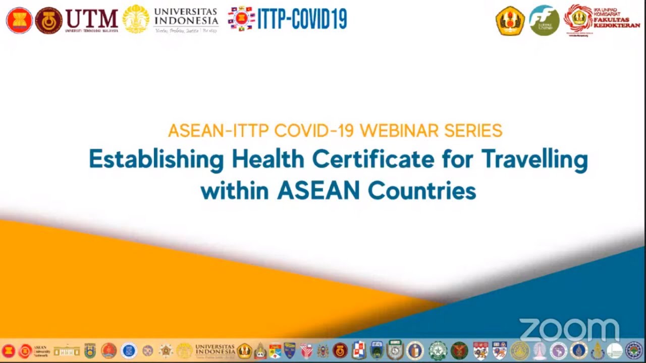 Webinar Series I: Establishing Health Certificate For Traveling Within ...