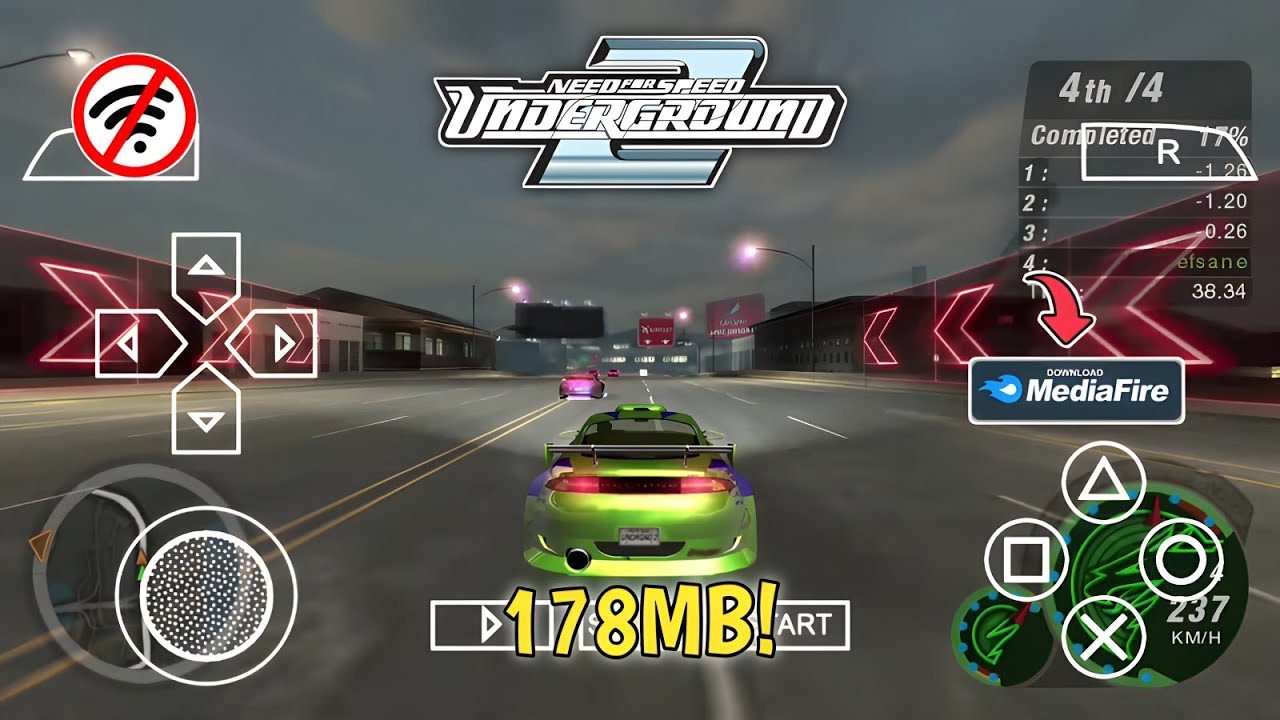Game Need For Speed Underground 2 PPSSPP Ukuran Kecil Terbaik Di ...
