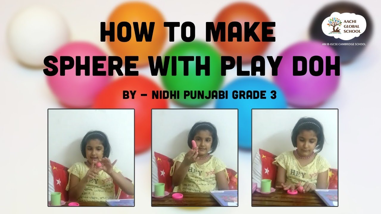 How to make Sphere with Play Doh - YouTube