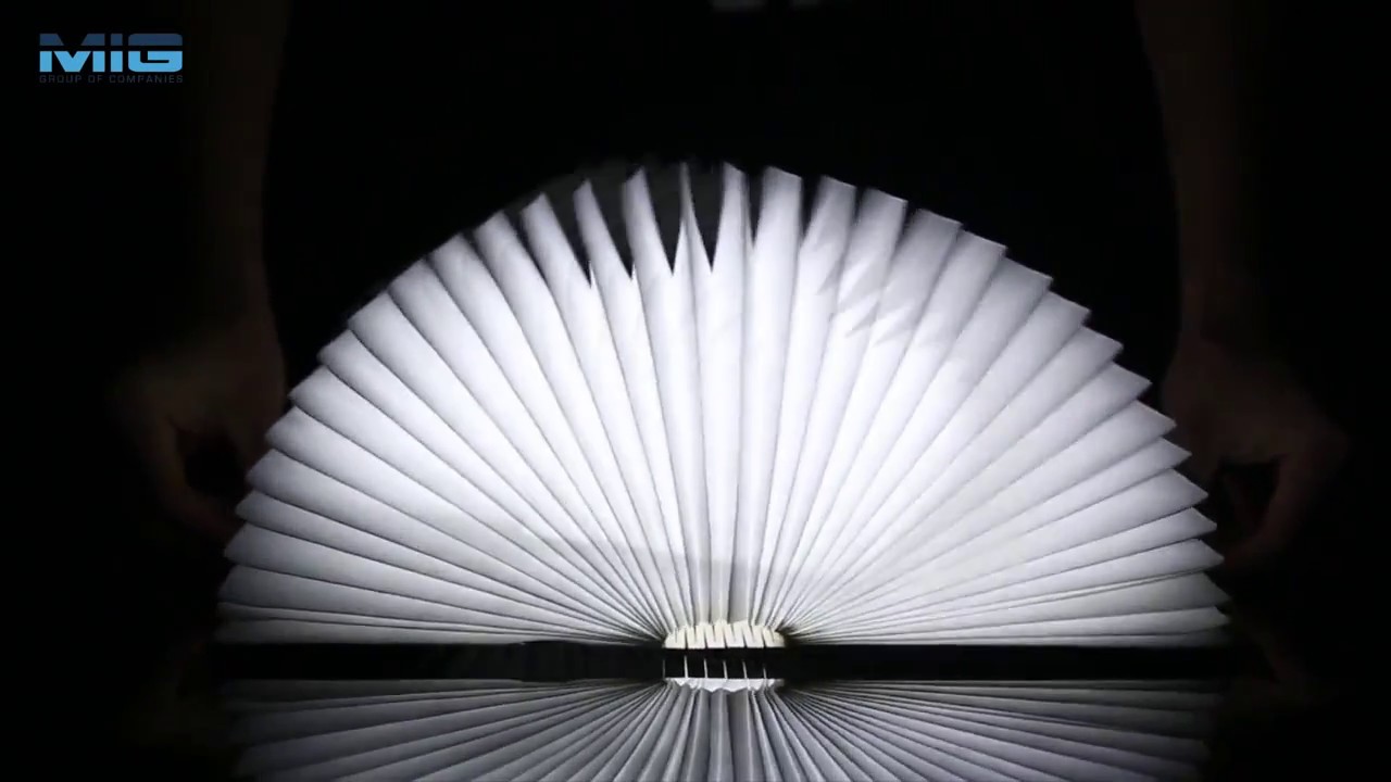 Folding Portable LED Book Light - YouTube