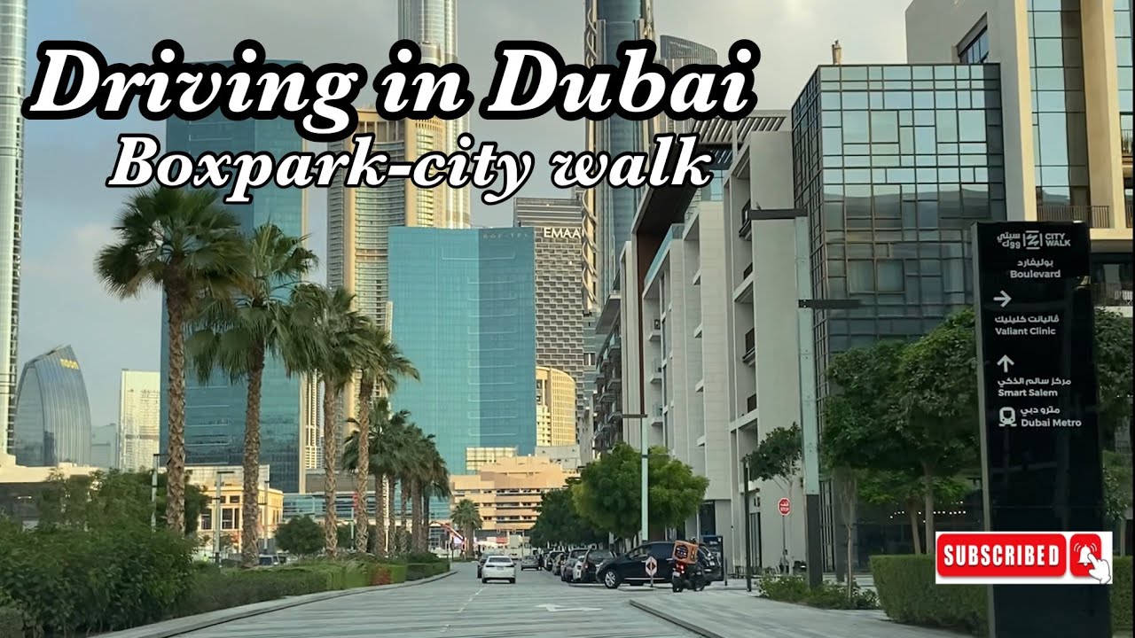 Dubai || al wasl road || boxpark view || city walk view || Dubai al ...