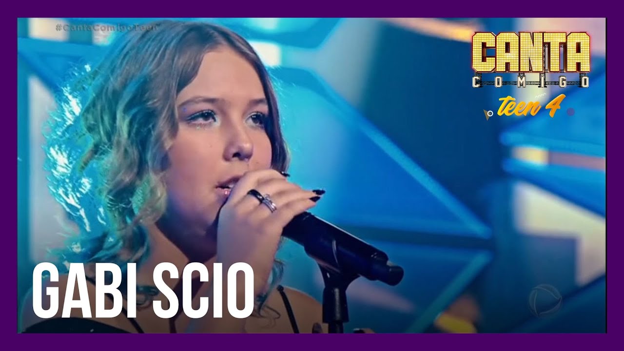 Gabi Scio canta "At Last" na repescagem do Canta Comigo Teen e ...