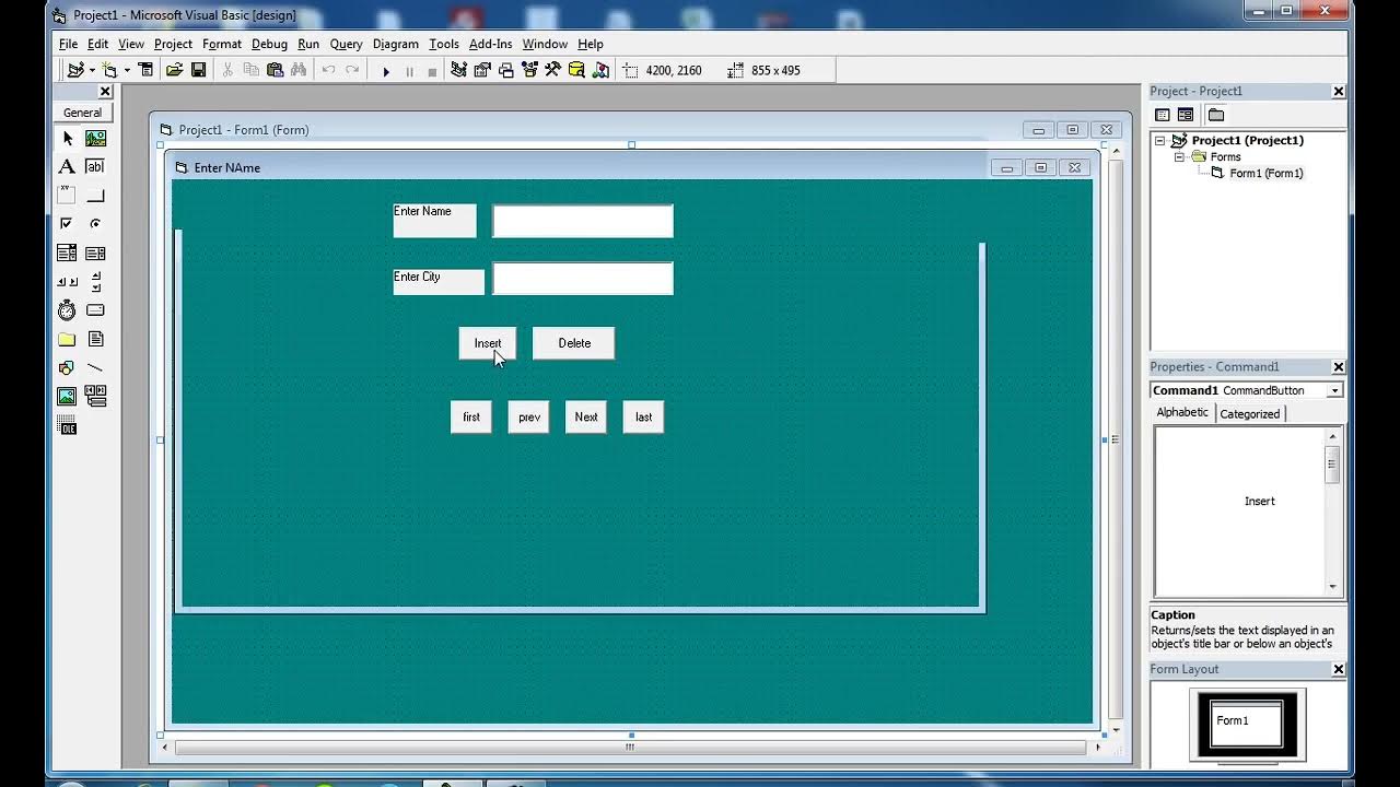 How To Connect Microsoft Access Database With Visual Basic 6 0 Vb 6 0 Database Connection Youtube
