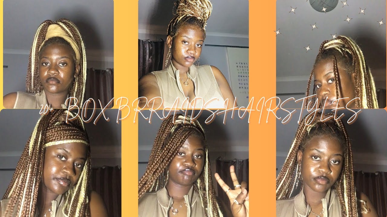 20+ Box braid hairstyles\ Hair styling\Namibian youtuber - YouTube