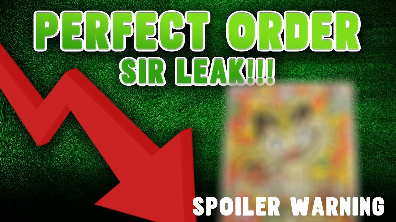 PERFECT ORDER SIR LEAKED!!! - YouTube