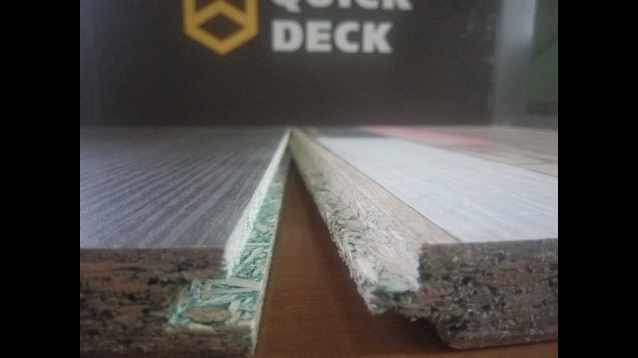 Монтаж плит QUICK DECK PLUS: цвет Бристоль, в панельном доме - YouTube