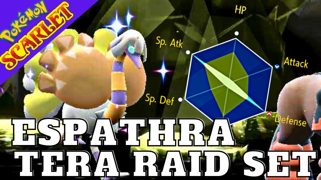 The Best Espathra Tera Raid Build for Pokémon Scarlet and Violet - YouTube
