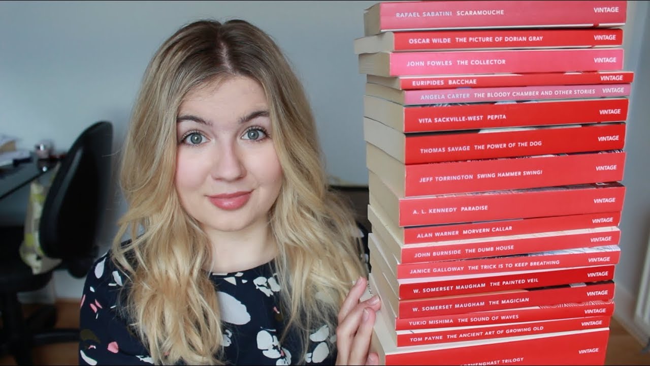 My Vintage Red Spine Classics Collection - YouTube