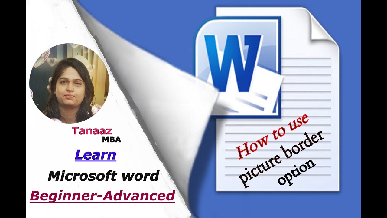 How To Use Picture Border Option In Ms Word part 10 YouTube How To Use Picture Border Option In Ms Word part 10 YouTube