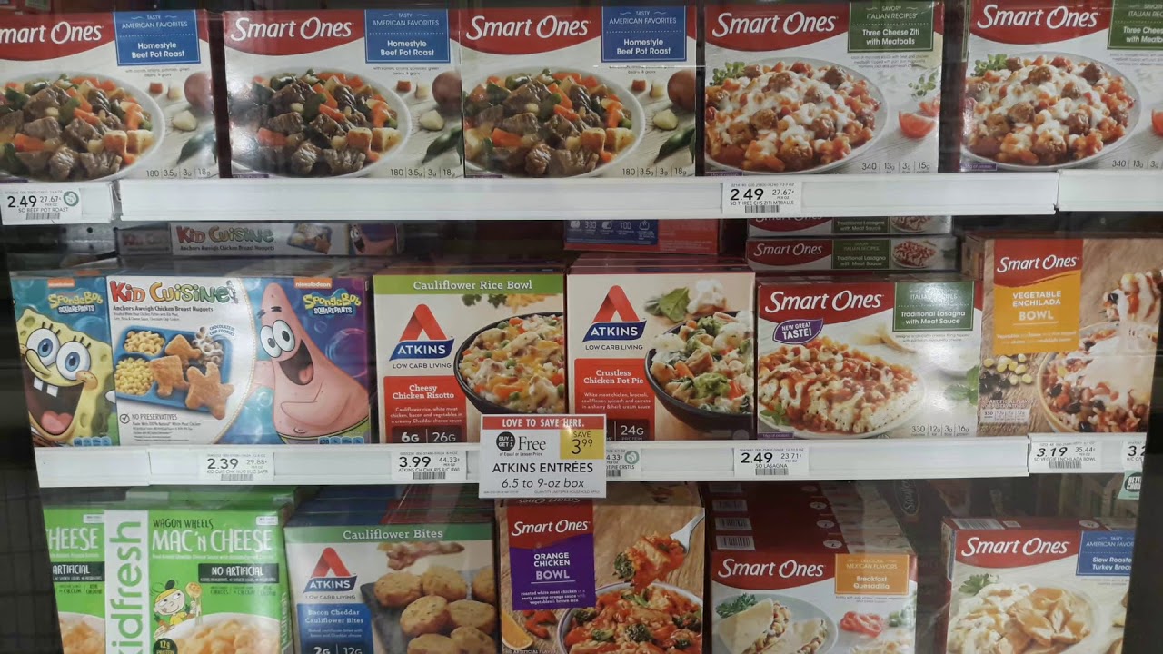 Atkins Frozen Entrees $1 at Publix - YouTube