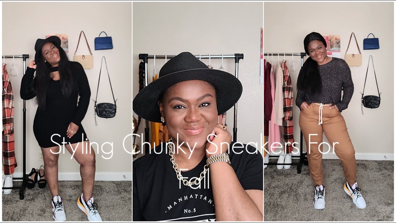 How To: Style Chunky Sneakers For Fall - YouTube