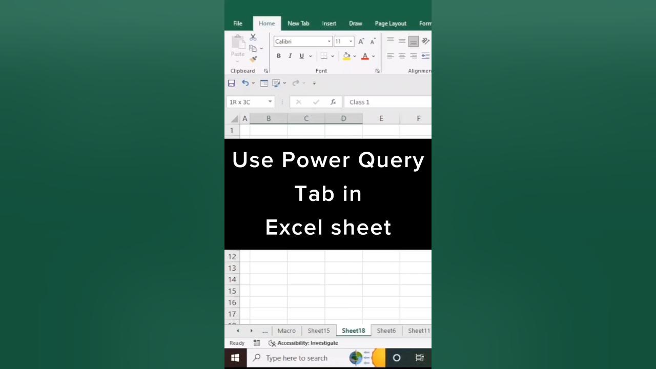 Use Power Query Tab Instead Using Copy Paste In Excel Sheet 💯.#excel #exceltutorial #exceltips ...