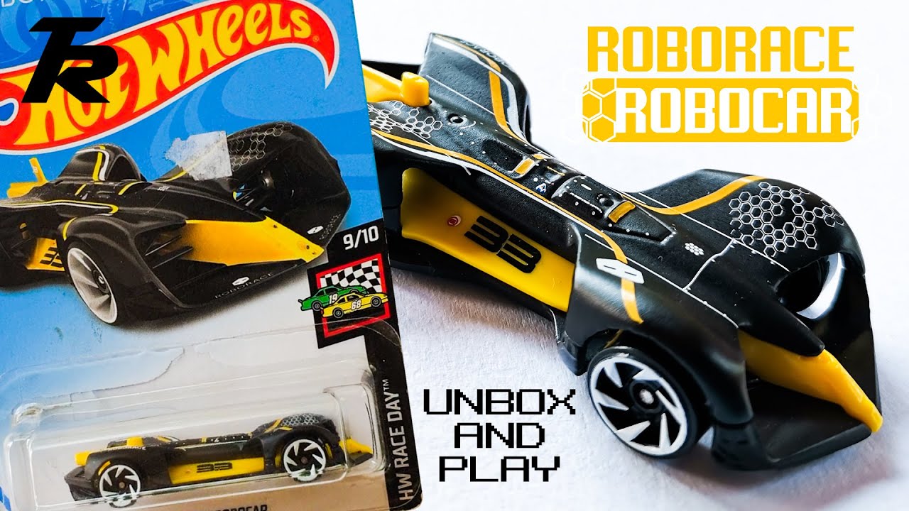 ROBORACE ROBOCAR Hot wheel car Unbox and play - YouTube