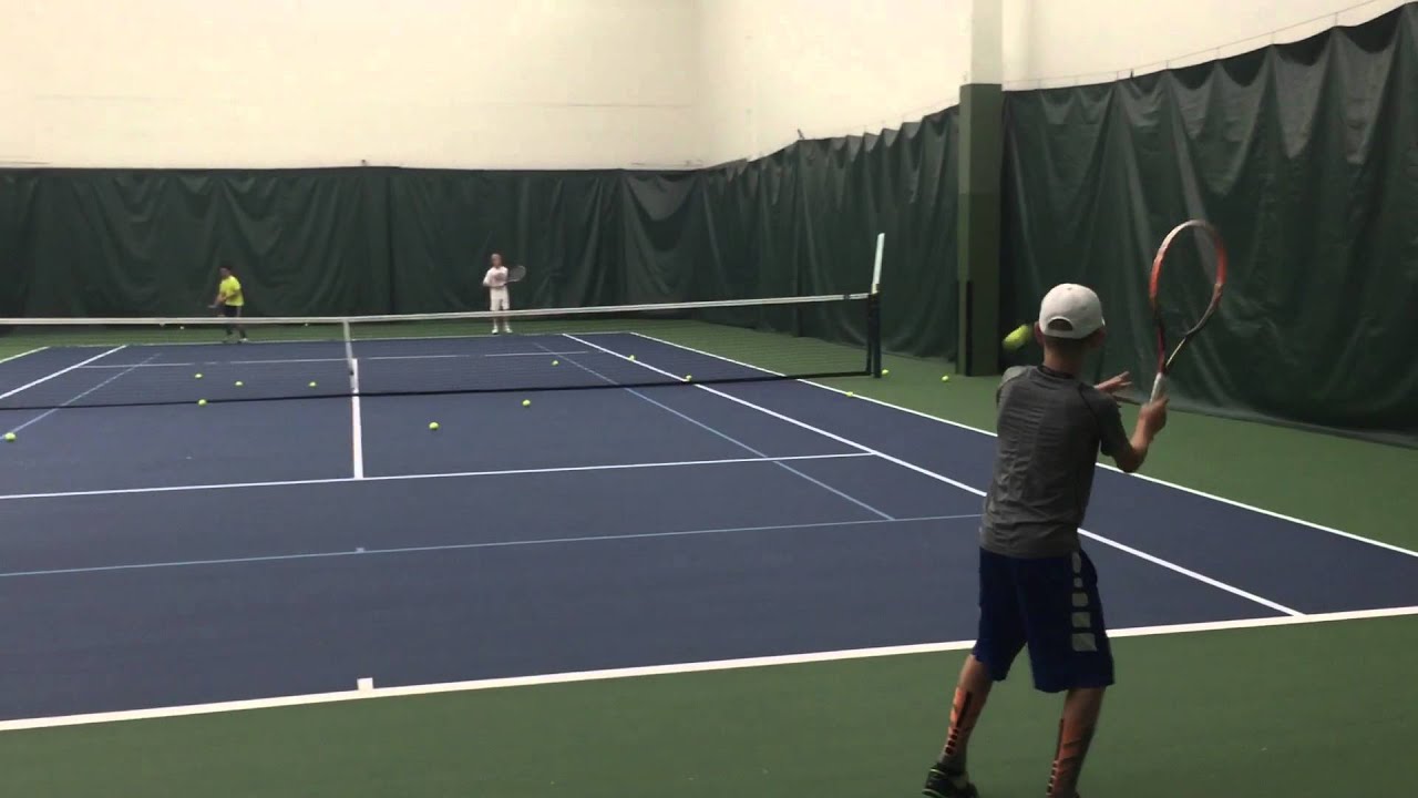 Tennis Contact point drill - YouTube
