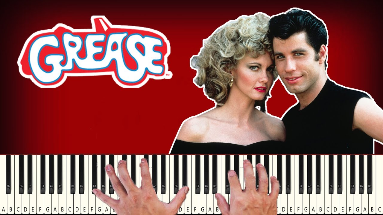 Grease - You're The One That I Want - PIANO TUTORIAL - YouTube