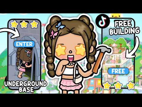 Testing Tiktok VIRAL BUILD HACKS in Toca Boca World 🔨🌎 *SECRET UNDERGROUND BASE!?*